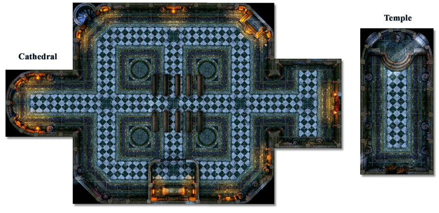 Black Scrolls Map-Tiles